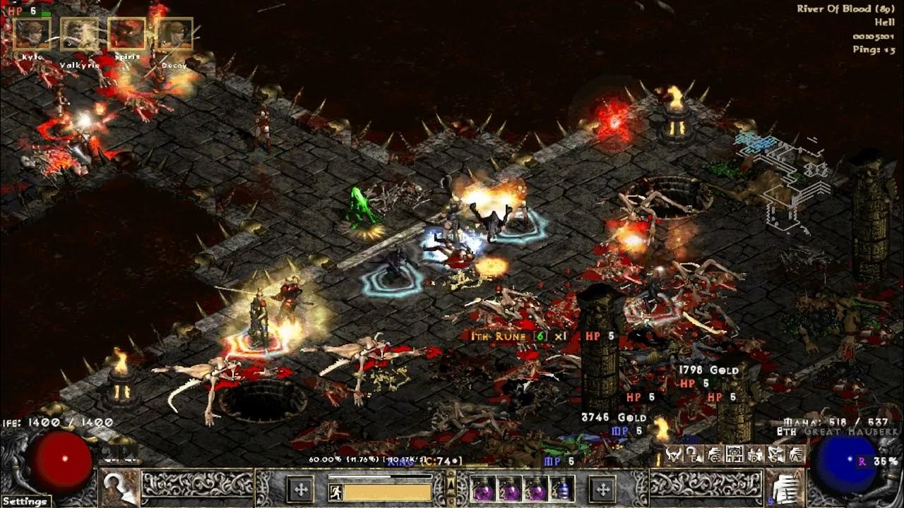 [Project Diablo 2] PD2 S5 Demon Machine Summon Zon River of Blood 228%(PlugY) - YouTube