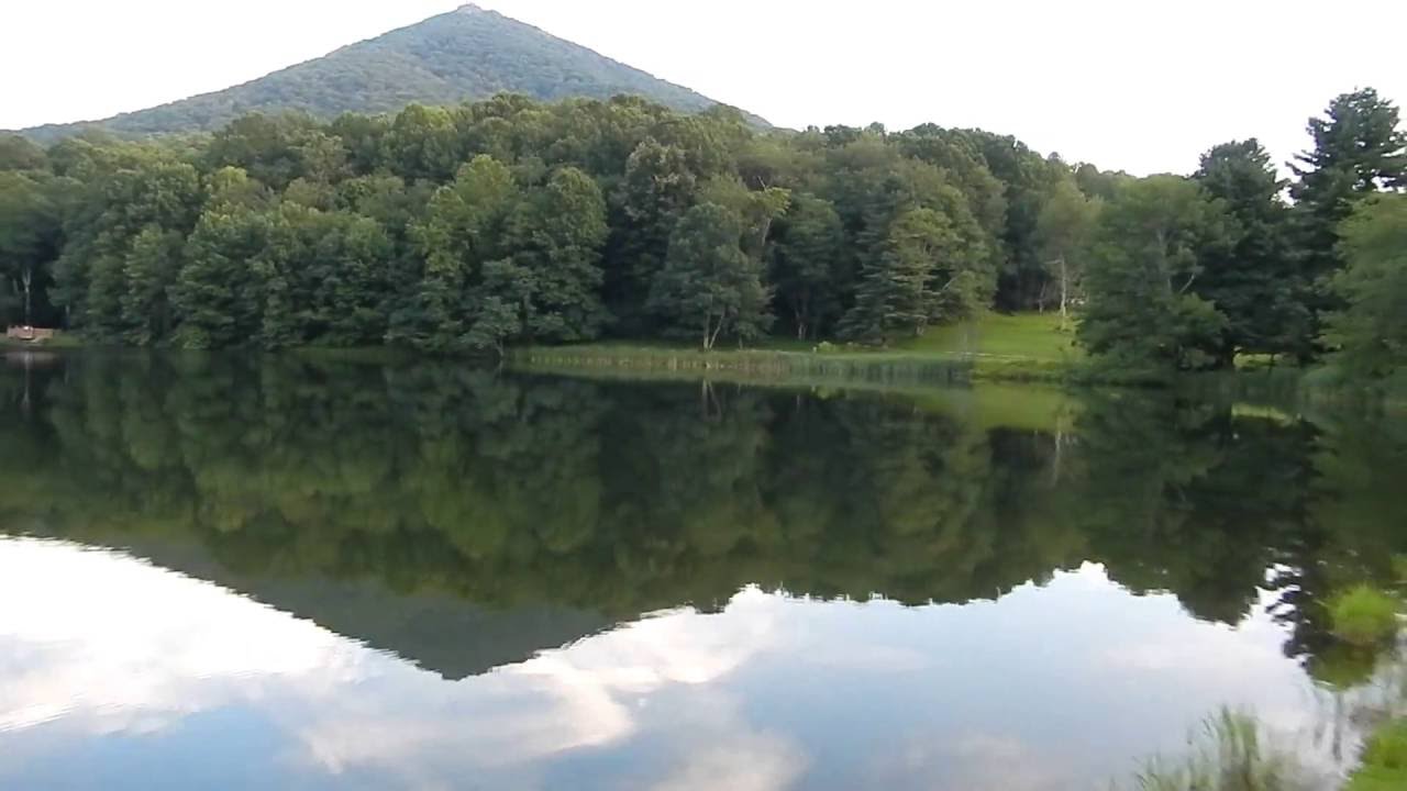 Balanced Rock and Abbott Lake in Peaks of Otter - YouTube