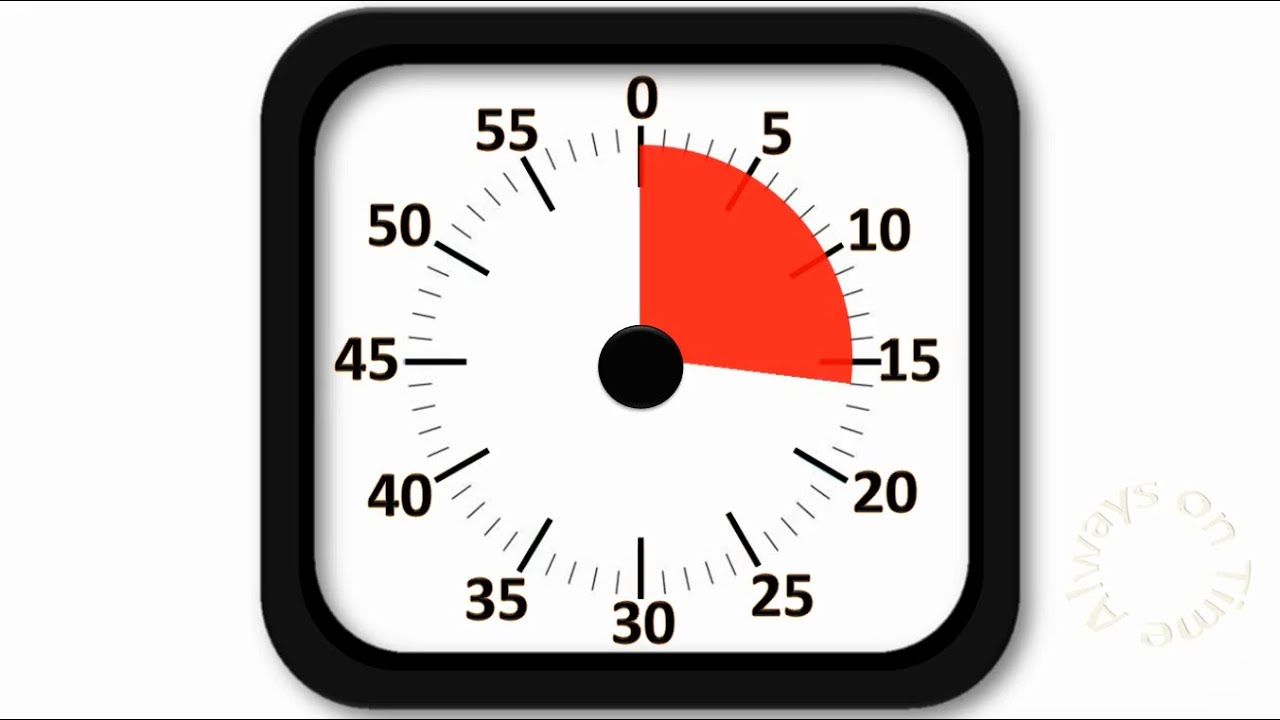 16-minute visual timer - YouTube