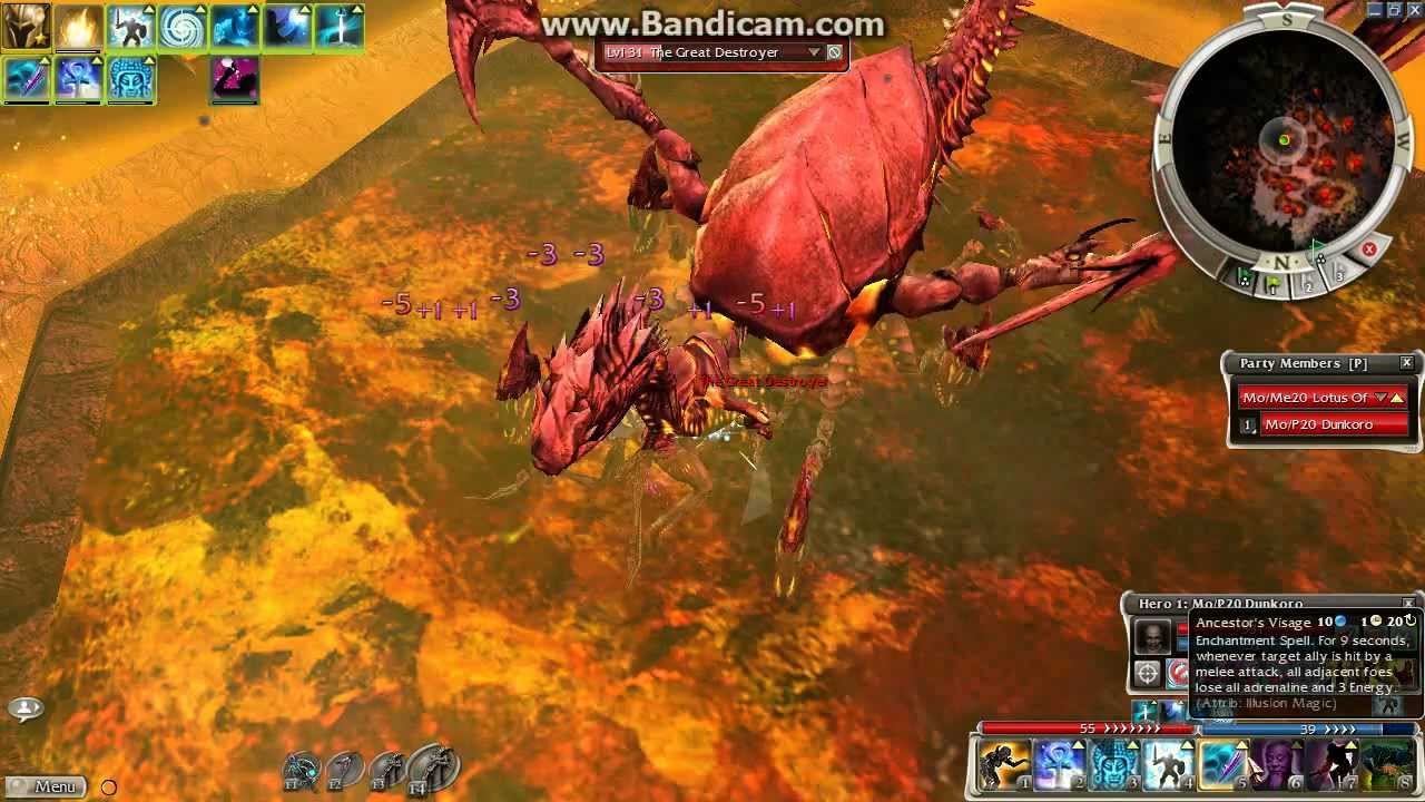 GW A Time For Heroes ~ 55hp Monk & Illusionary Weapon - YouTube