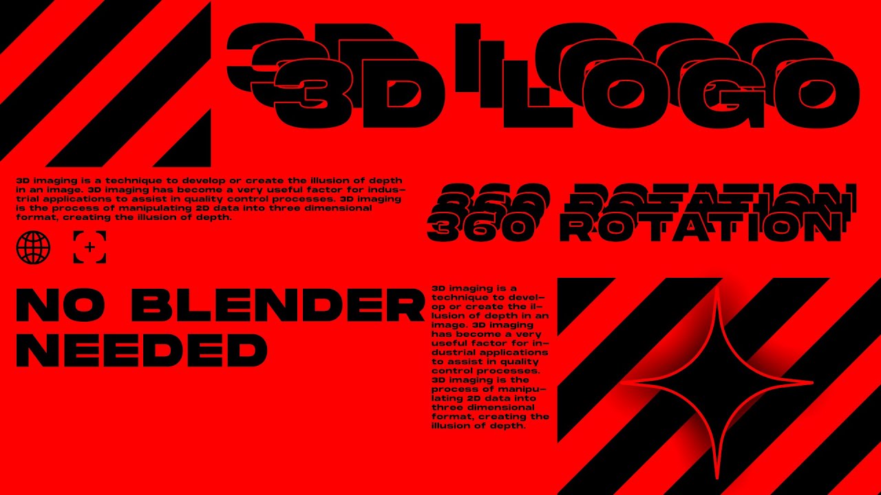 How to create a 360 logo animation for FREE $ - YouTube