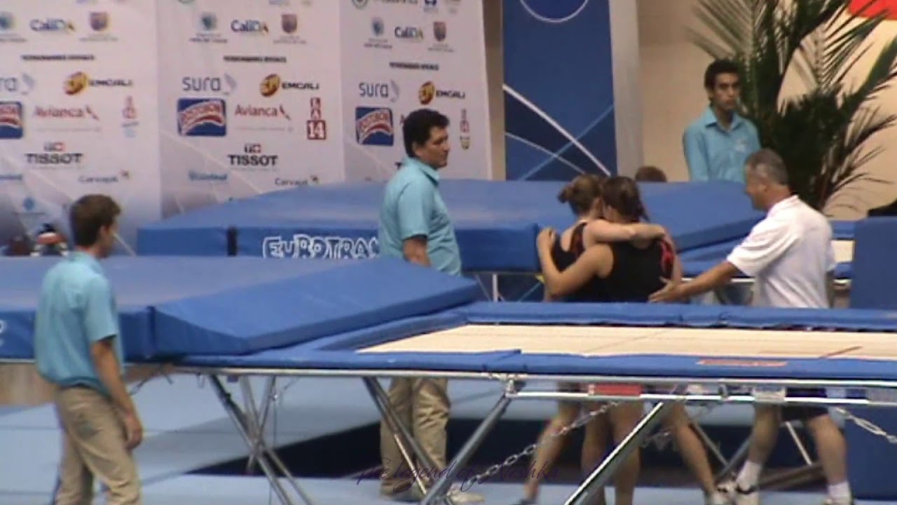 CANADA - World Games Cali 2013 Women synchronized trampoline - YouTube