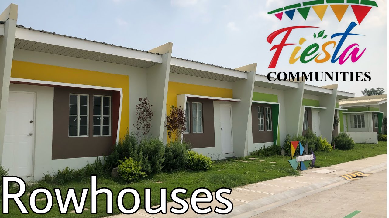Fiesta Communities Rowhouse End 2 bedrooms and Garage - Complete Finish ...