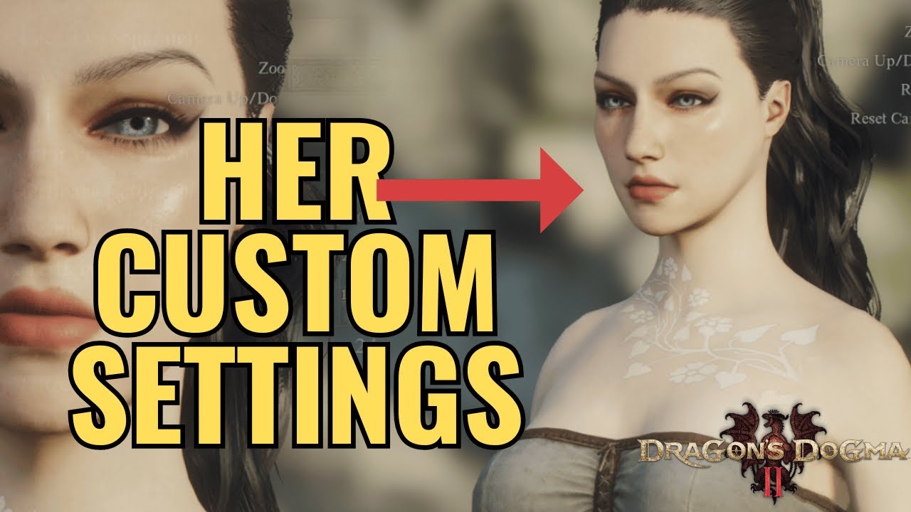 DRAGONS DOGMA 2 FEMALE Character Creator Settings GUIDE (Brunette) #3 ...