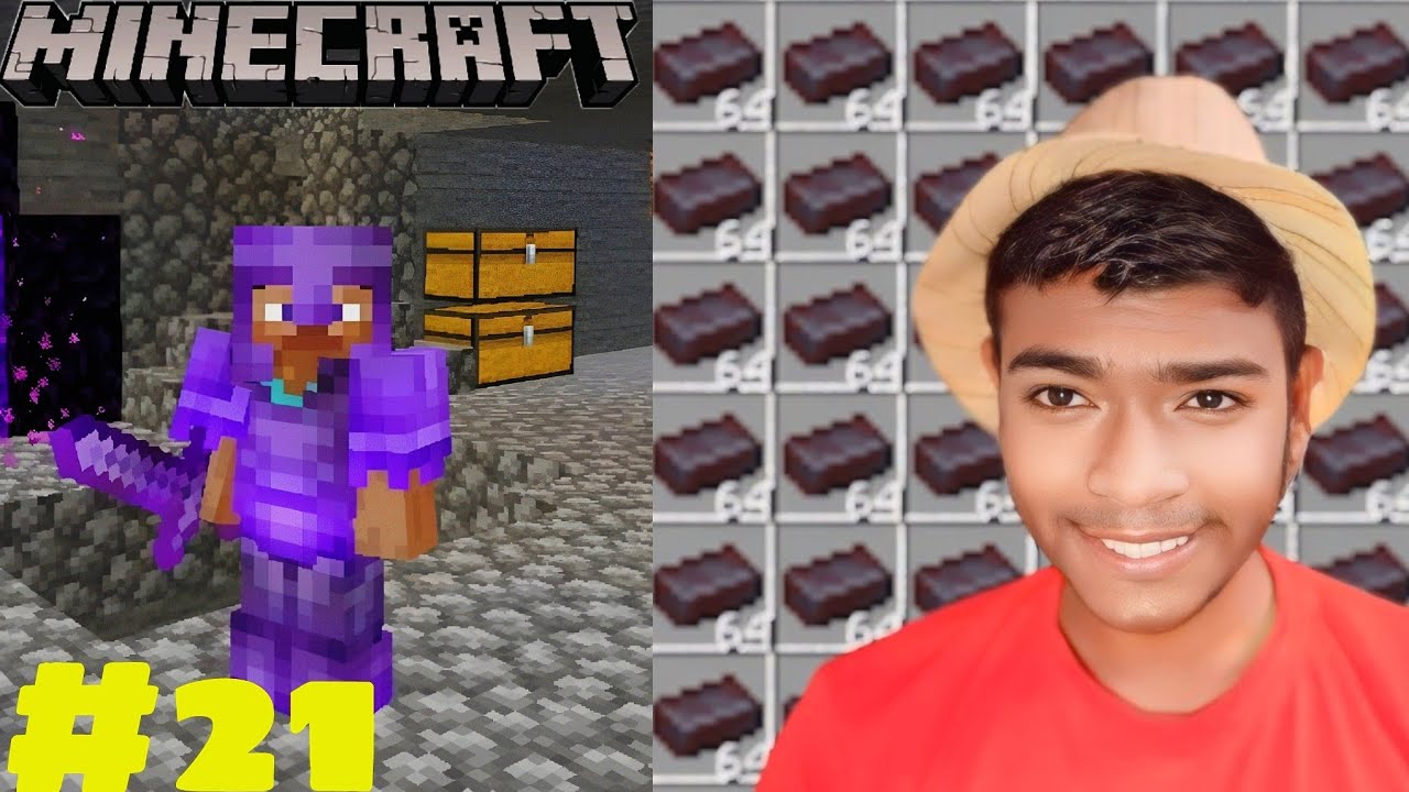 I MADE FULL NETHERITE ARMOR IN MINECRAFT (ONLY IN 20 MINUTES ) - YouTube
