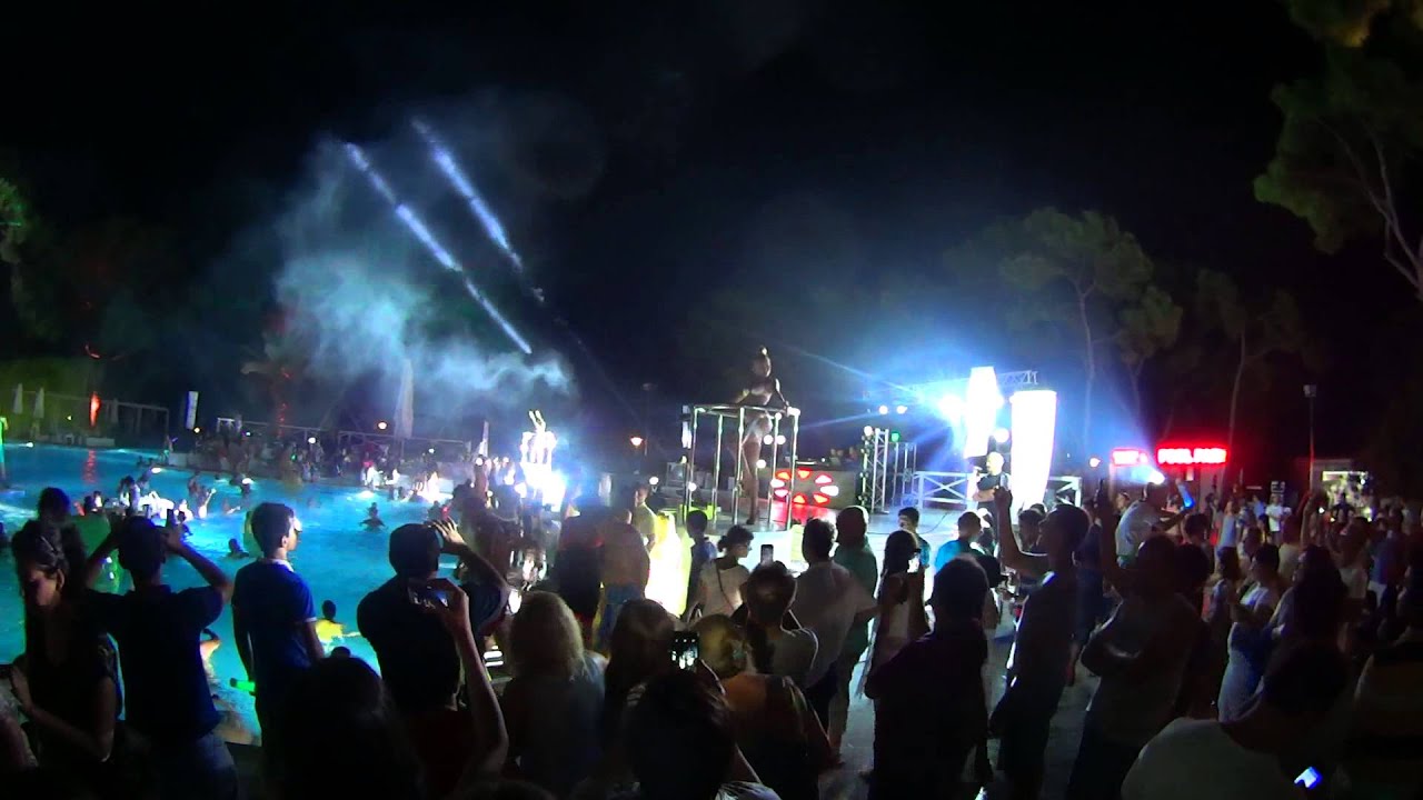 rixos sungate, pool party 3 - YouTube