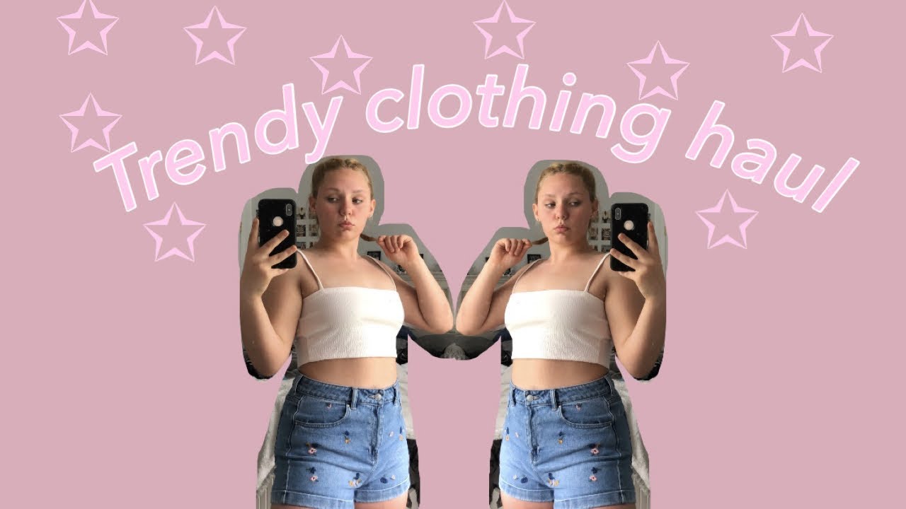 Trendy clothing haul for teens 2019 - YouTube