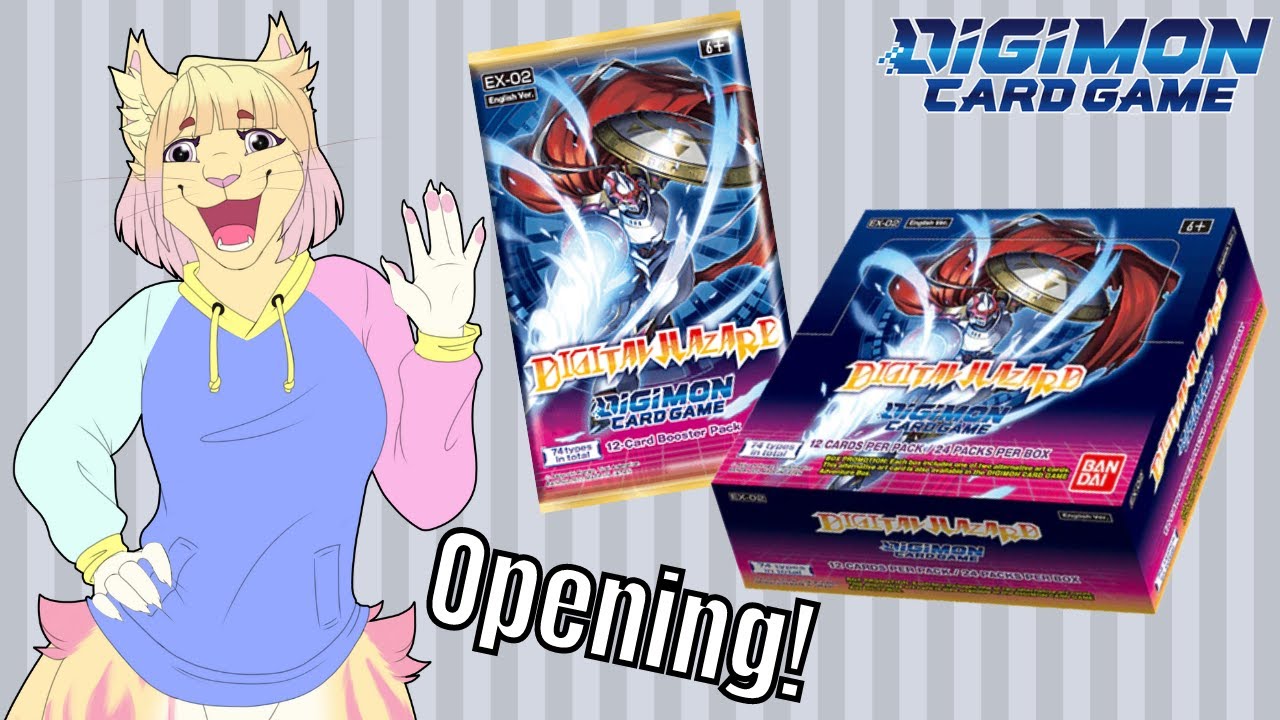 Digimon Card Game Digital Hazard EX-02 Box Opening! - YouTube