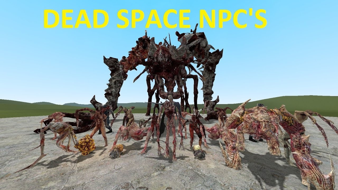 DEAD SPACE NPC'S GMOD-FIGHTS - YouTube