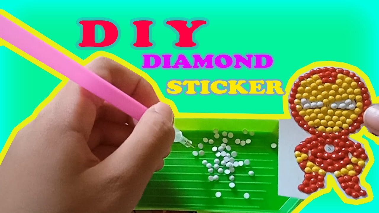 DIY DIAMOND STICKER - YouTube