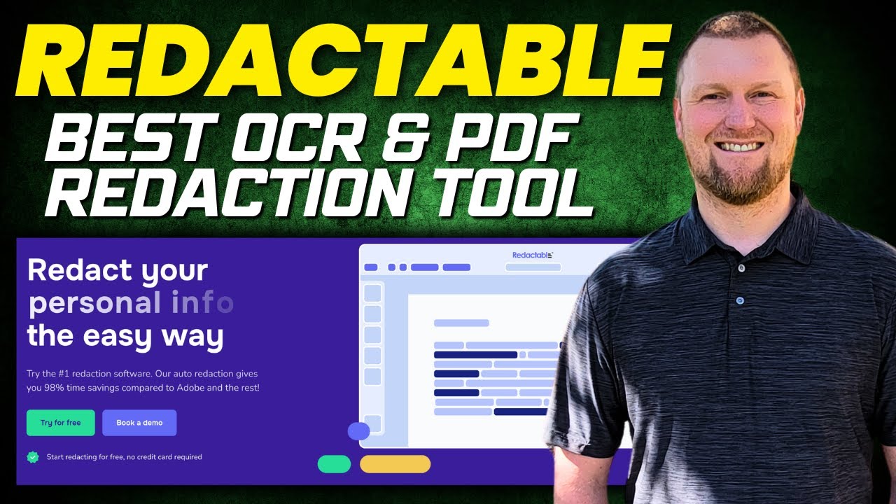Redact a PDF Document Fast: Game-Changing Redaction Tool! - YouTube