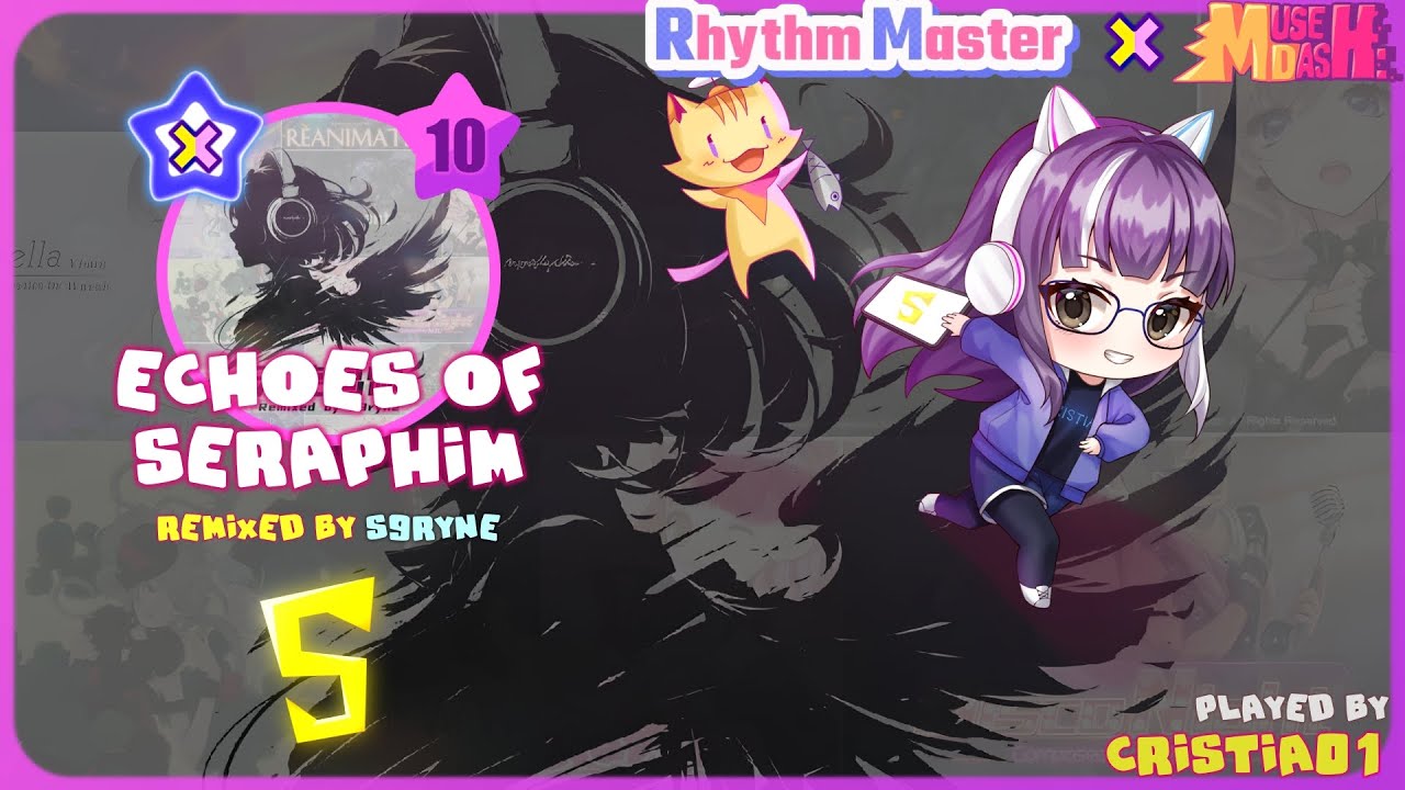 [Muse Dash] Echoes of SeraphiM Master (Lv 10) All Perfect - YouTube
