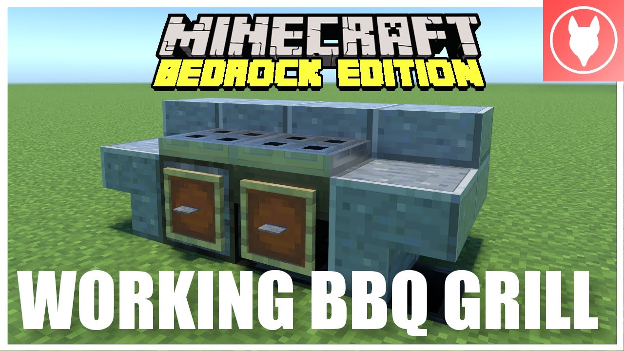 Working BBQ Grill in Minecraft (Easy Tutorial) - YouTube