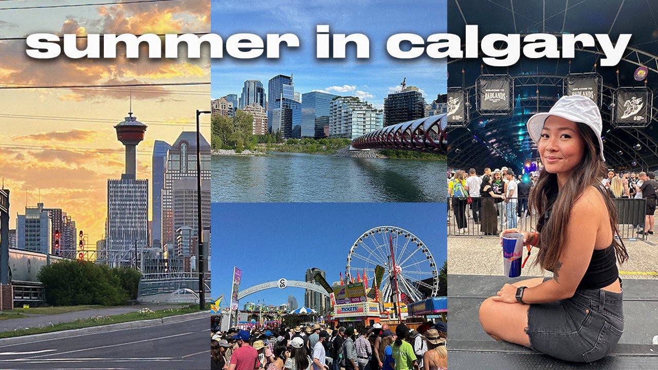 summer days in calgary vlog: calgary stampede, bow river & festivals ...