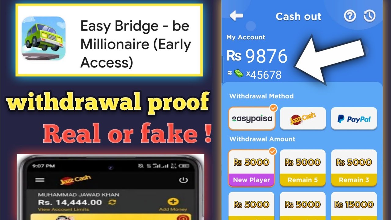 Easy Bridge app withdrawal proof // Easy Bridge app real or Fake ...