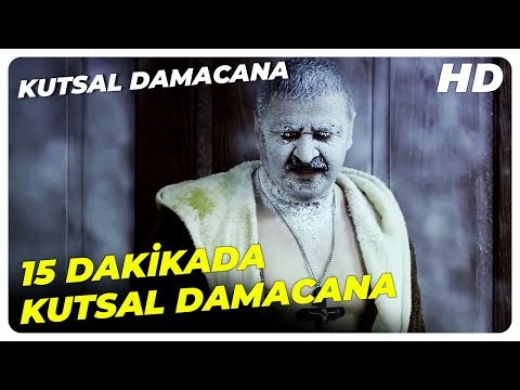 15 Dakikada  Kutsal Damacana | Şafak Sezer Türk Komedi Filmi