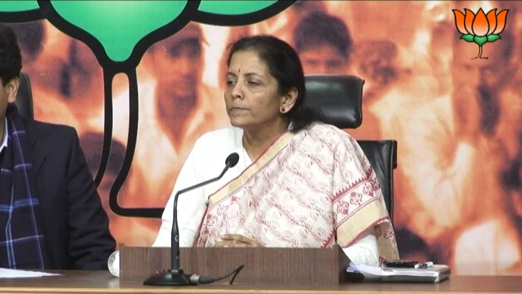 BJP Press Conference by Smt. Nirmala Sitharaman on Congress Chintan ...