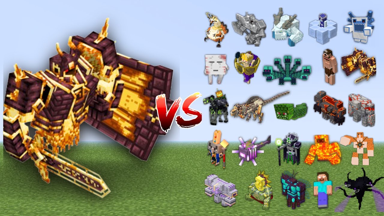 Ignis vs All Minecraft Bosses in Minecraft Mob Battle - YouTube