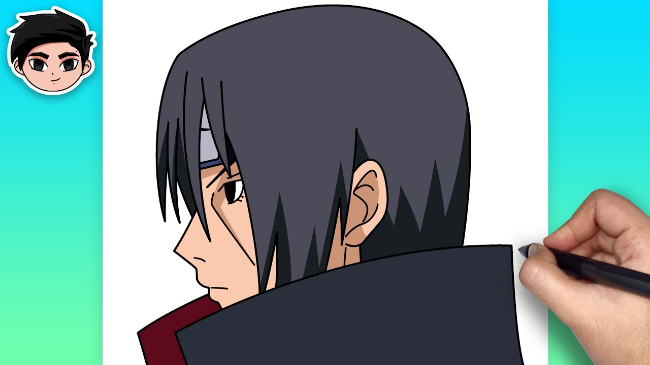 Como Dibujar ITACHI Side View (Naruto) - YouTube