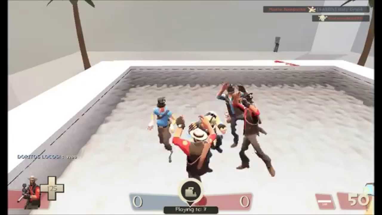 TF2: Conga in the pool! - YouTube