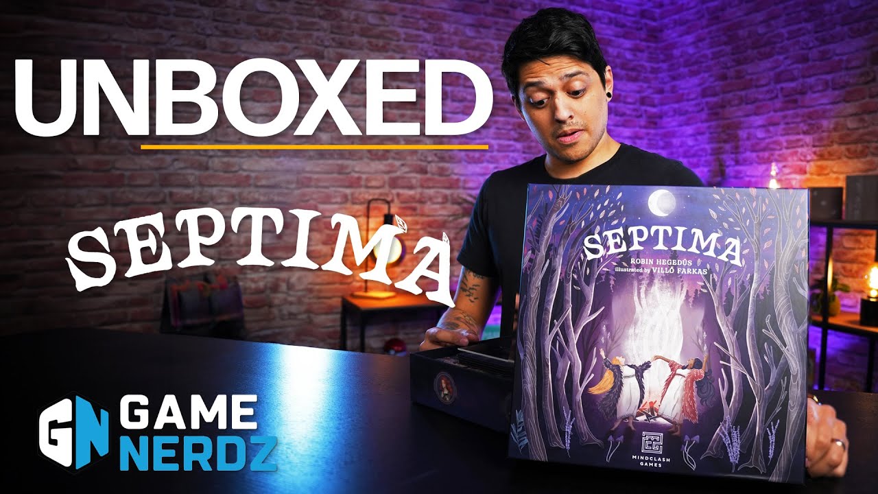 Septima Board Game Unboxing - YouTube