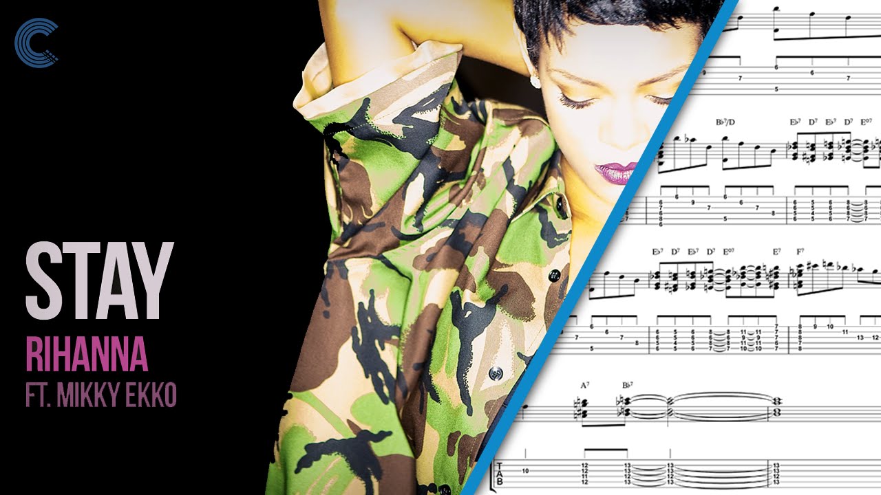 Guitar Chords For Stay By Rihanna