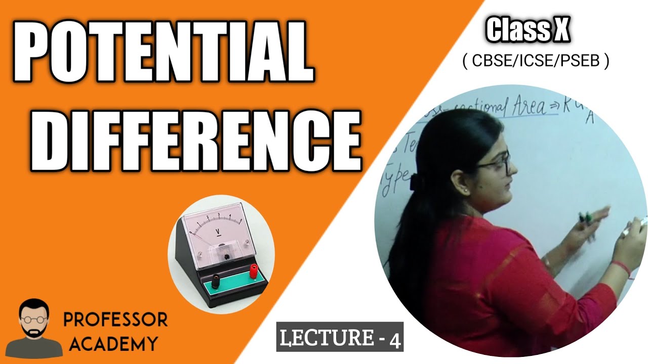Potential Difference | Electricity Class 10 | Lecture – 4 - YouTube