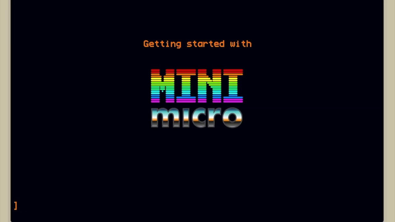 Getting Started with Mini Micro - YouTube