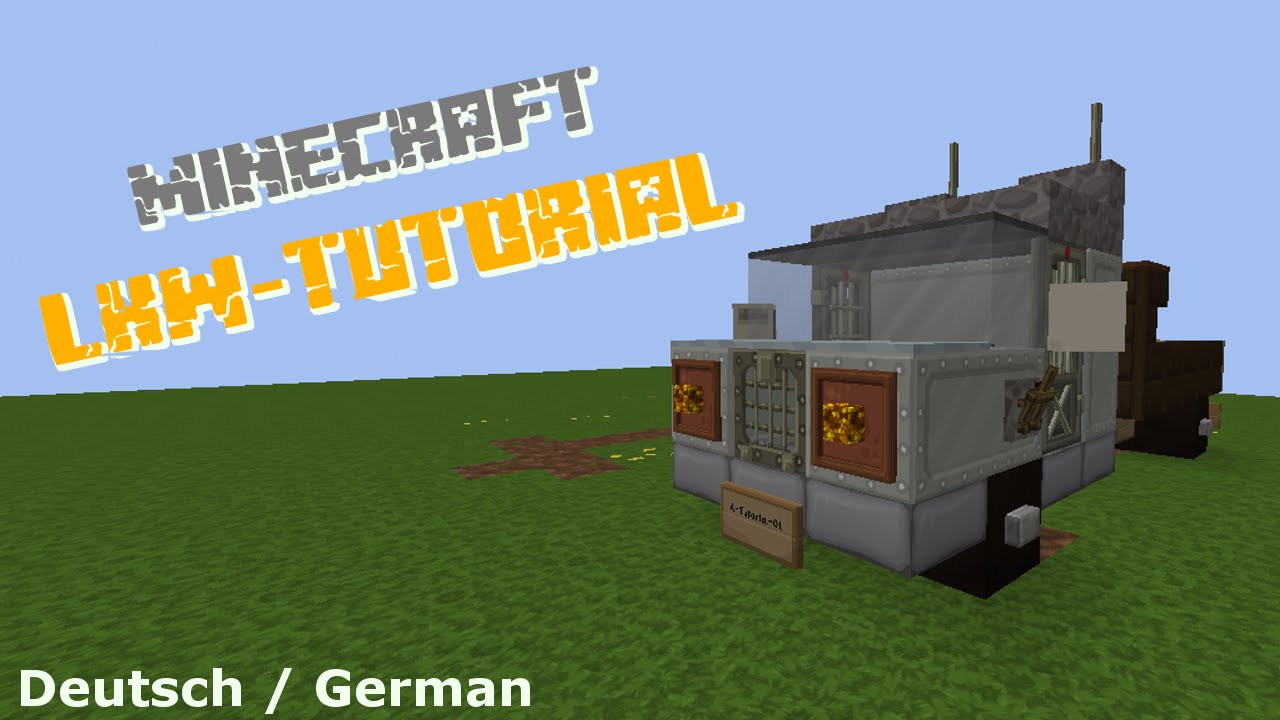 LKW bauen (klein, 1960er - Stil | (Minecraft) Tutorial | GeilesVideoTV ...