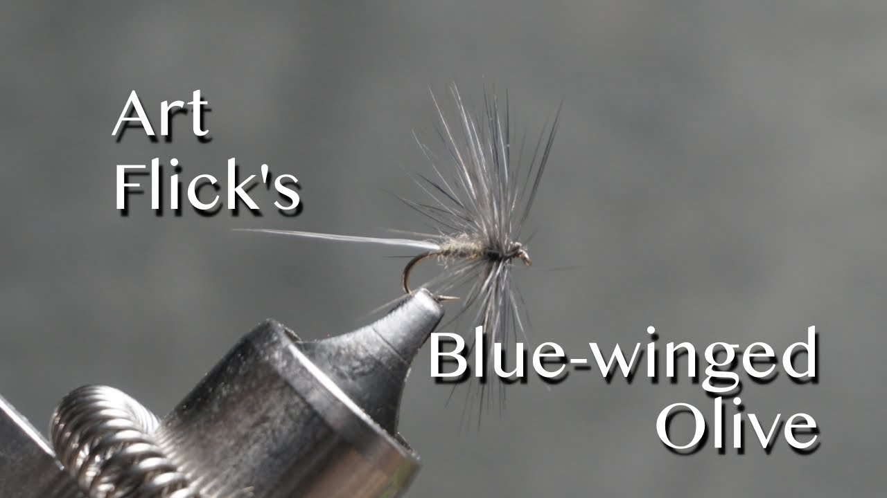 Art Flick’s Blue-winged Olive dry fly pattern - YouTube
