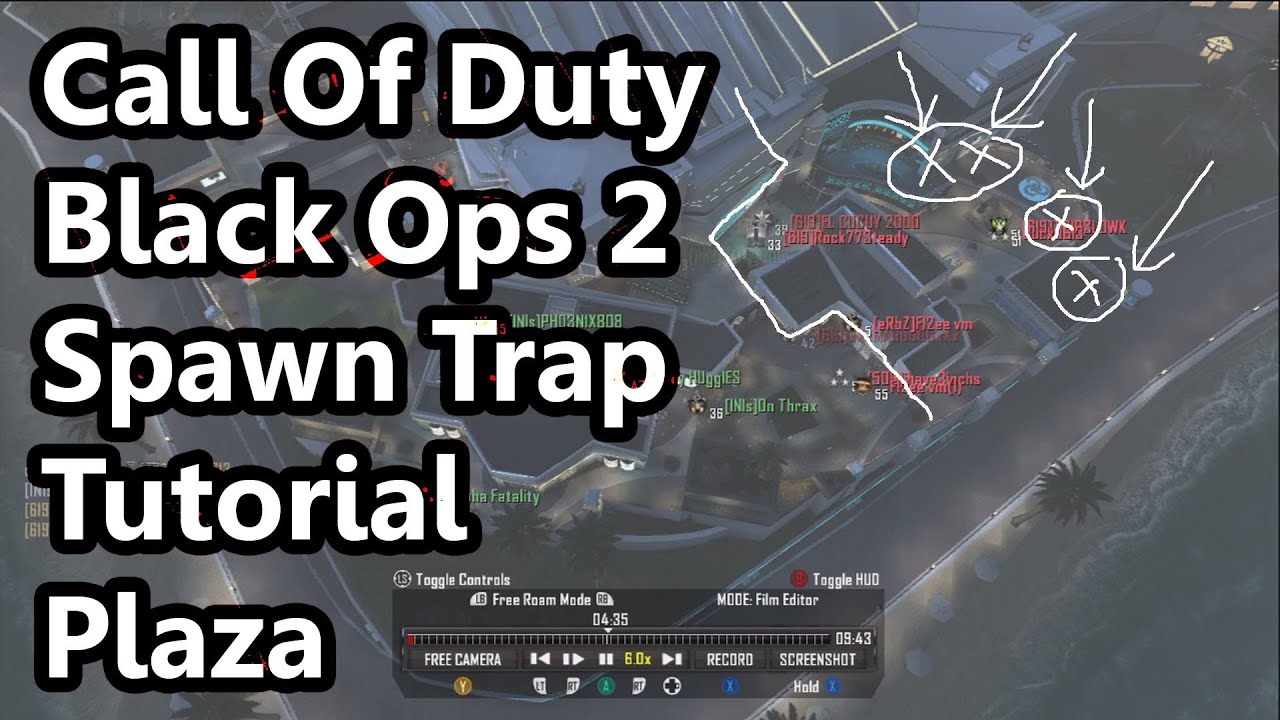 BO2: Spawn Trap Tutorial on Plaza | KAMZ 808 - YouTube