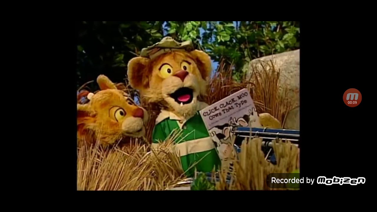 Between the lions cleo reads click clack moo 🐮 - YouTube