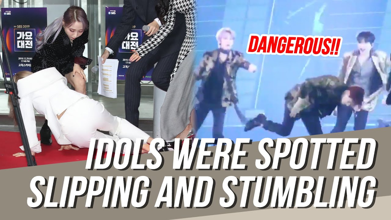 Compilation of Idols Struggling from Poor Stage Installation at the ...