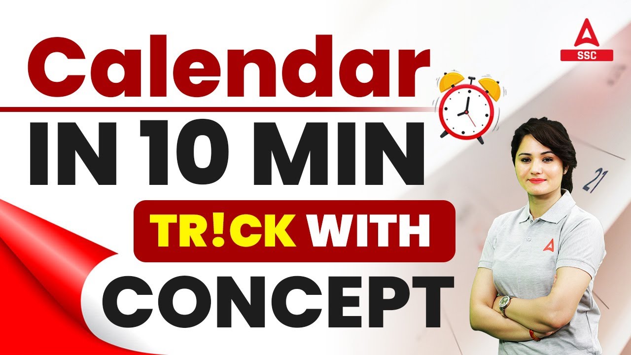 Calendar Reasoning Tricks With Concept in 10 Minutes | Reasoning By ...
