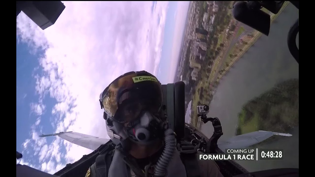 RAAF F/A-18 Hornet fighter jet @ Melbourne Formula 1 Grand Prix 2015 ...