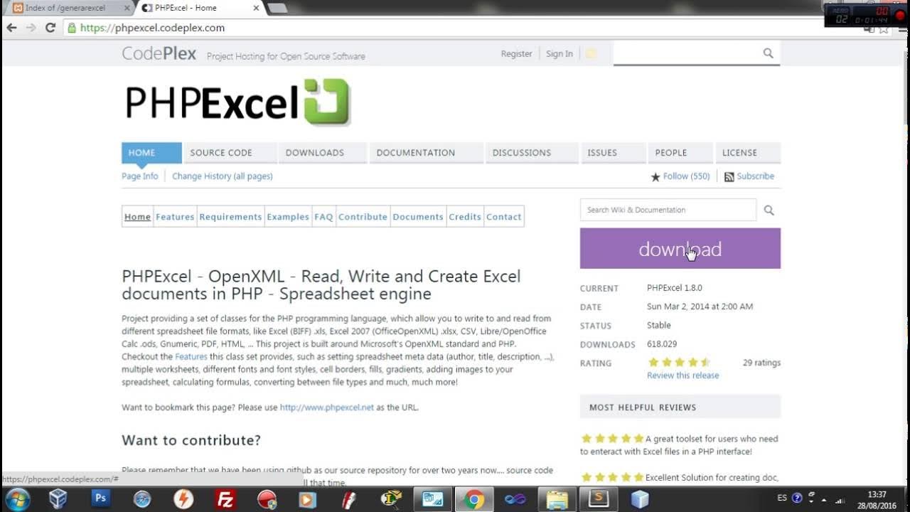 Generar Excel con PHP - YouTube