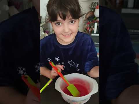 karpuz slime yaptım