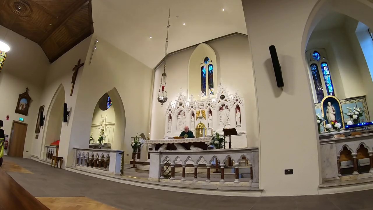 Knock parish church mass at 8 am Part 2 knock shrine county mayo ...
