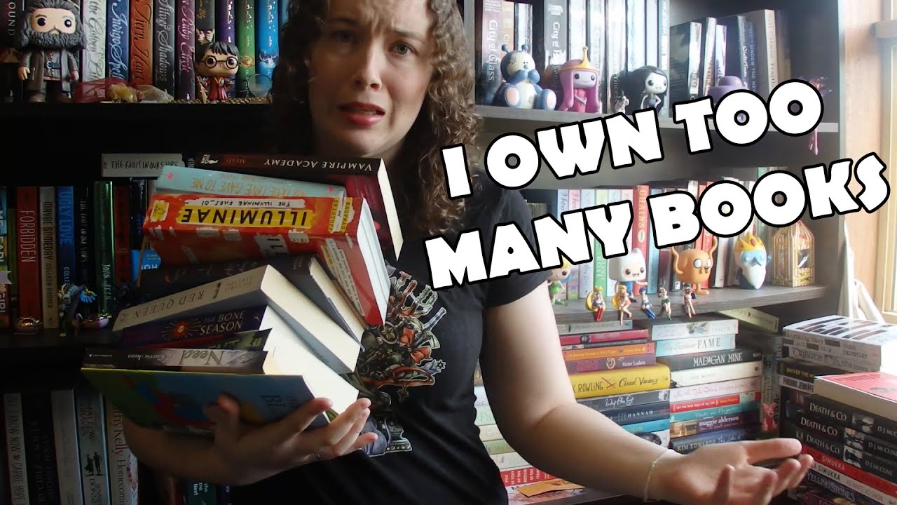 THE I OWN TOO MANY BOOKS TAG! (ORIGINAL) - YouTube