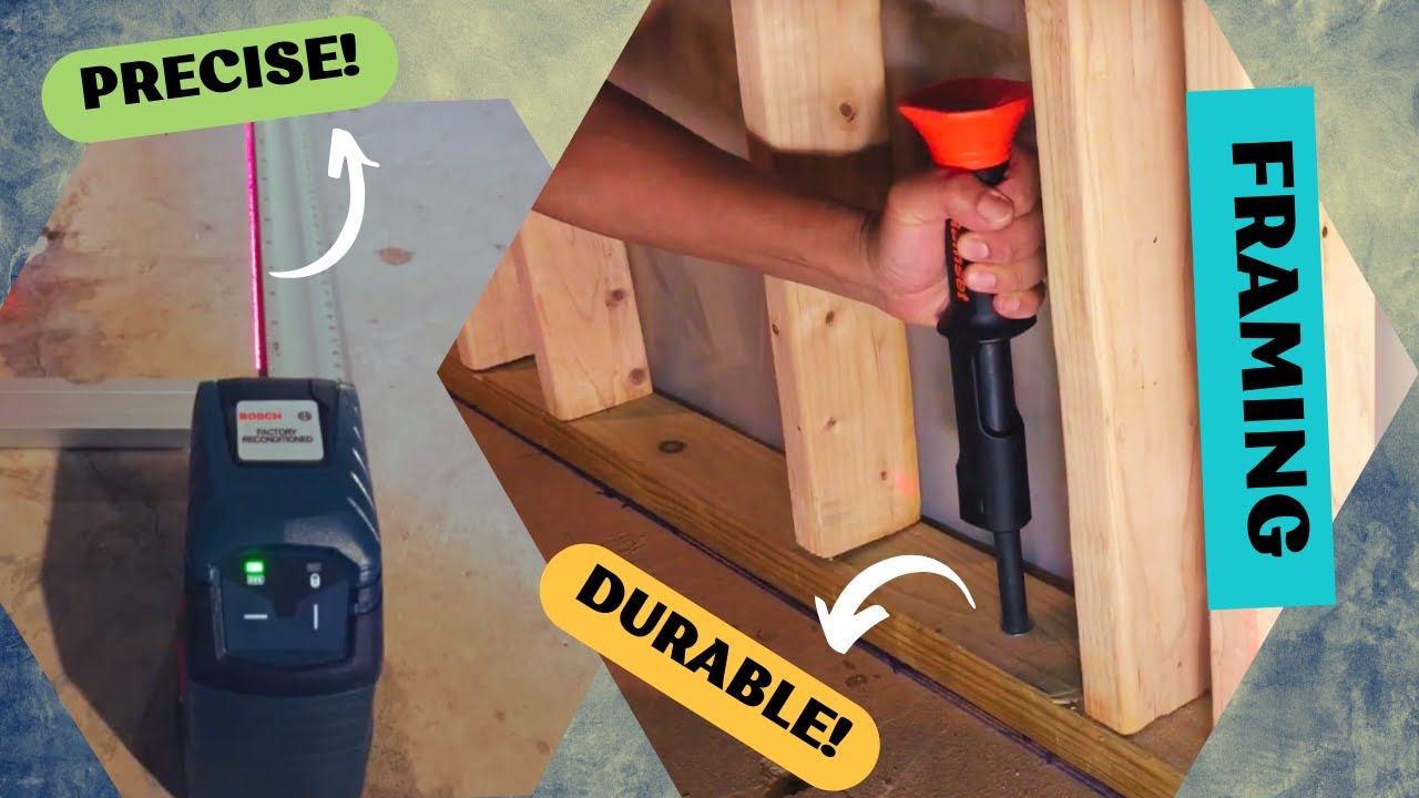 Basement Renovation #3: Framing Preparation Essentials | Professor's UP ...