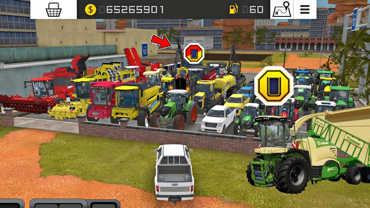 Trapped Many Tools And Vehicles In the Parking zone In Fs 18 ! Farming ...