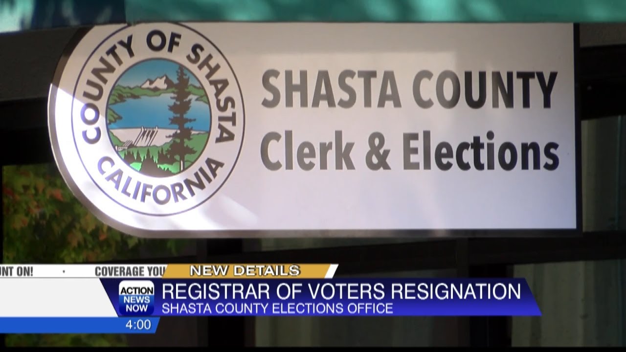 Shasta County Clerk Recorder & Registrar of Voters Tom Toller resigns ...