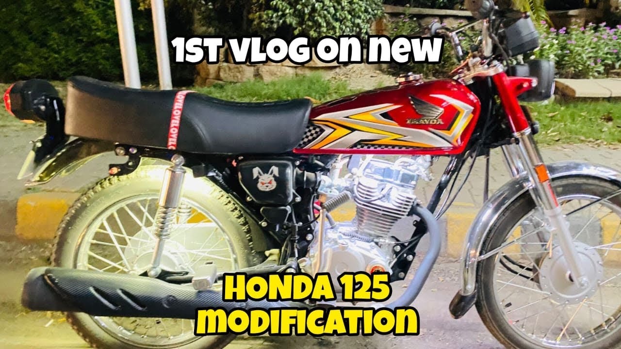 Modification on Honda 125 😈 | modified Honda 125 🥶 | LUCKY RIDER ...