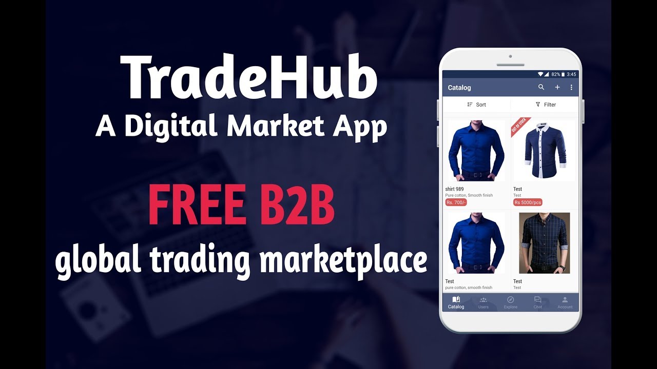 TradeHub - A Free Digital Market B2B App - YouTube
