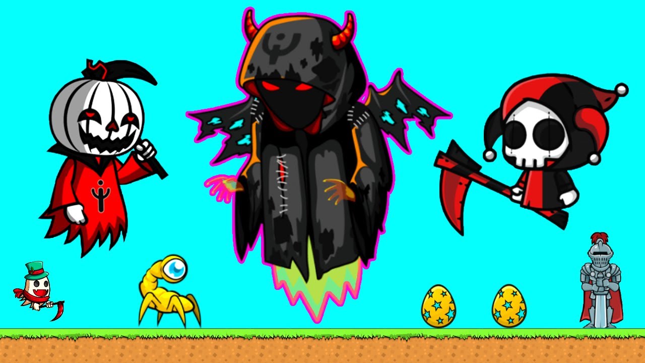 Jester Reaper And Cultist Pumpkin Ghost Vs Bosses (EvoWorld.io) - YouTube