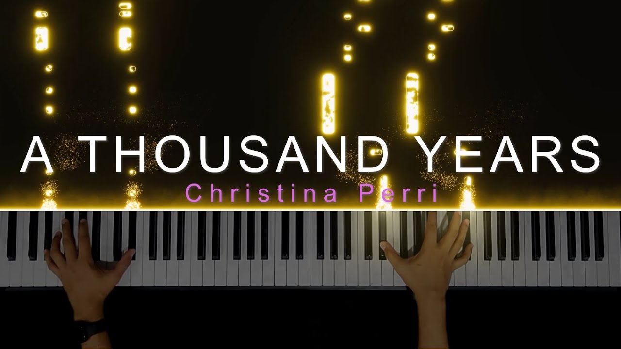A Thousand Years - Christina Perri | Piano Instrumental Tutorial by ...