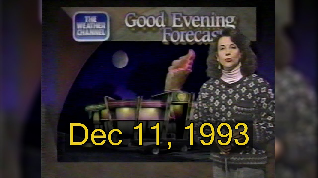 The Weather Channel - 12/11/1993 (11:06-11:38 pm) - YouTube