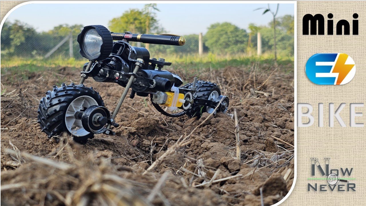 How to make a mini e-bike at home| - YouTube