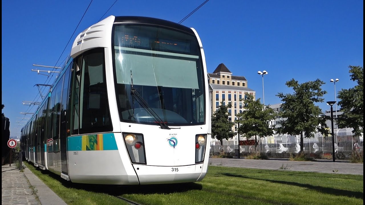 Tramway de Paris - Ligne T3b - La Chapelle - Pantin - YouTube