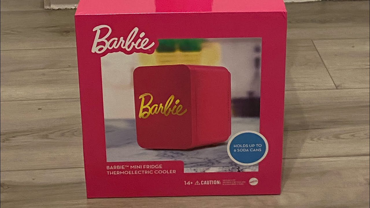Unboxing my new Barbie mini fridge - YouTube